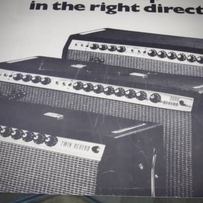 Fender Twin, Quad, Super Six Ad Authentic Vintage Poster | Reverb