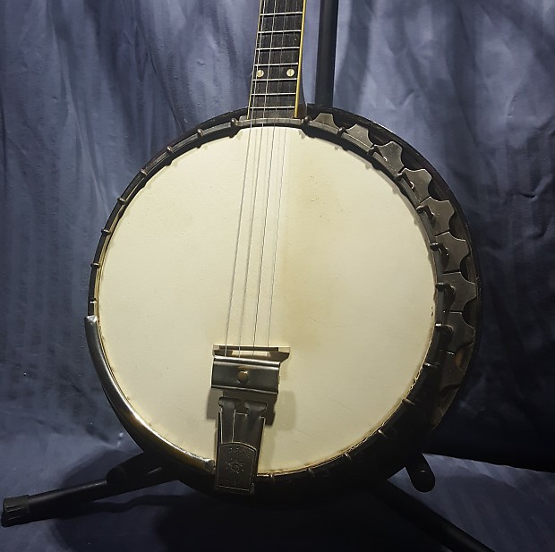 Vintage Vega Vegaphone Professional Tenor Banjo 1920's w/ | Reverb