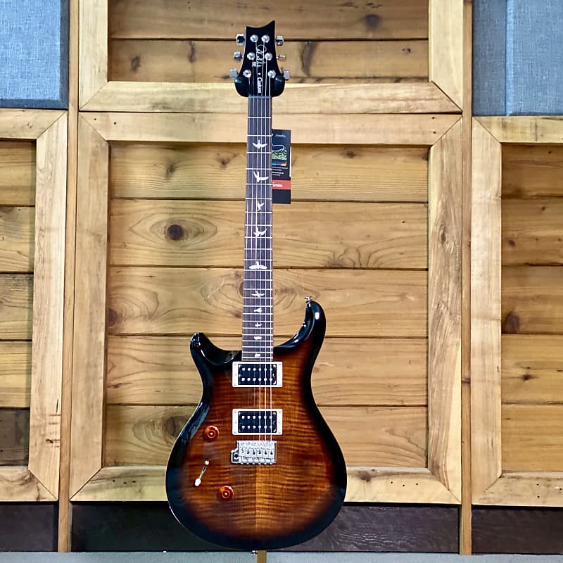 PRS SE Custom 24 Left-Handed - Black Gold Burst | Reverb Canada