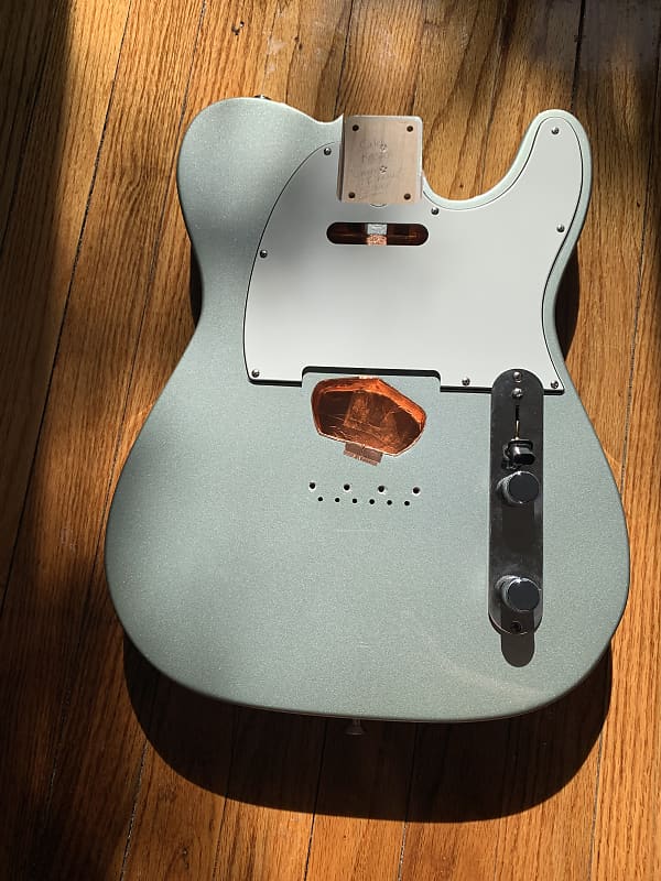 Guitar Mill Telecaster Body (Firemist Silver) | Reverb