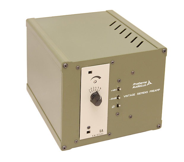 Super Rare Vintage Siemens UA 811403 Mic Preamp Class-A | Reverb