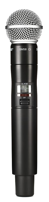 Shure ULXD2/SM58 Wireless Handheld Microphone Transmitter - | Reverb