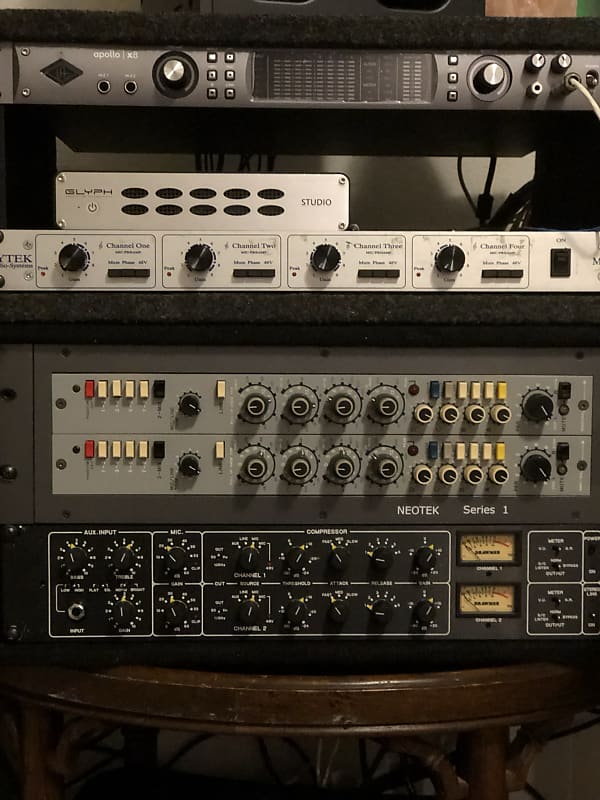 Neotek Series 1 EQ and Preamp - 2 channels racked | Reverb