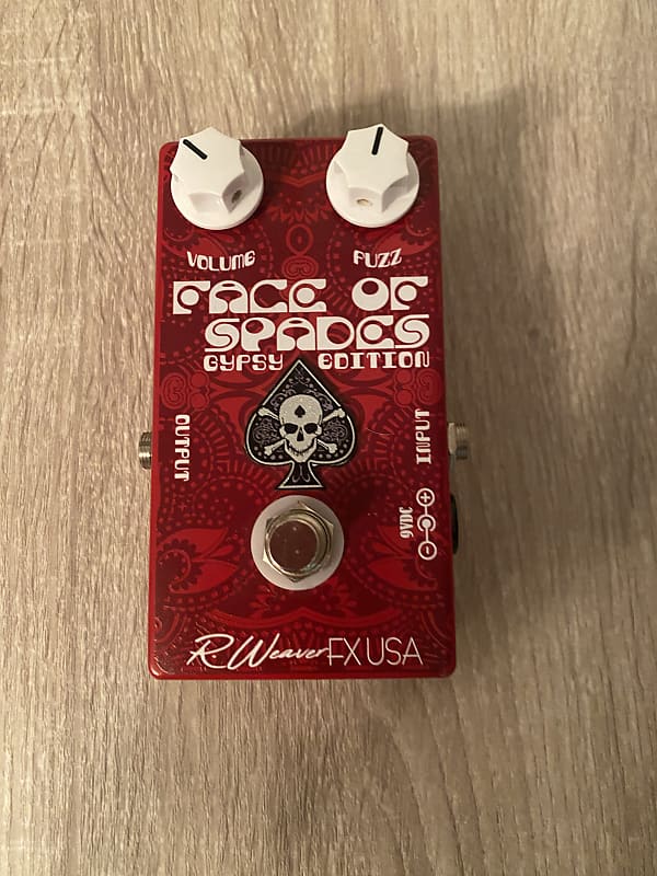 R. Weaver FX USA Face of Spades Gypsy Edition 2023 - Red | Reverb