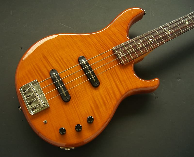 2001 PRS EB4 Bass *Flame Maple Top *Bird Inlays *Made in USA | Reverb