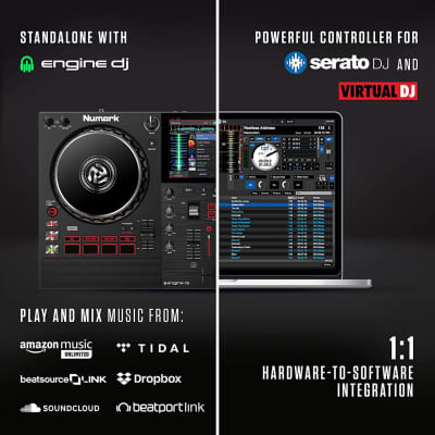 Numark Mixstream Pro + Standalone DJ Controller Amazon Music, | Reverb