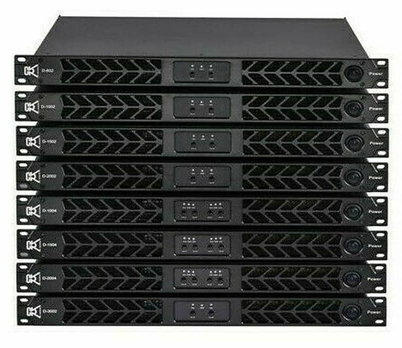 CVR D-1002 Black Series Professional Power Amplifier 1 Space | Reverb