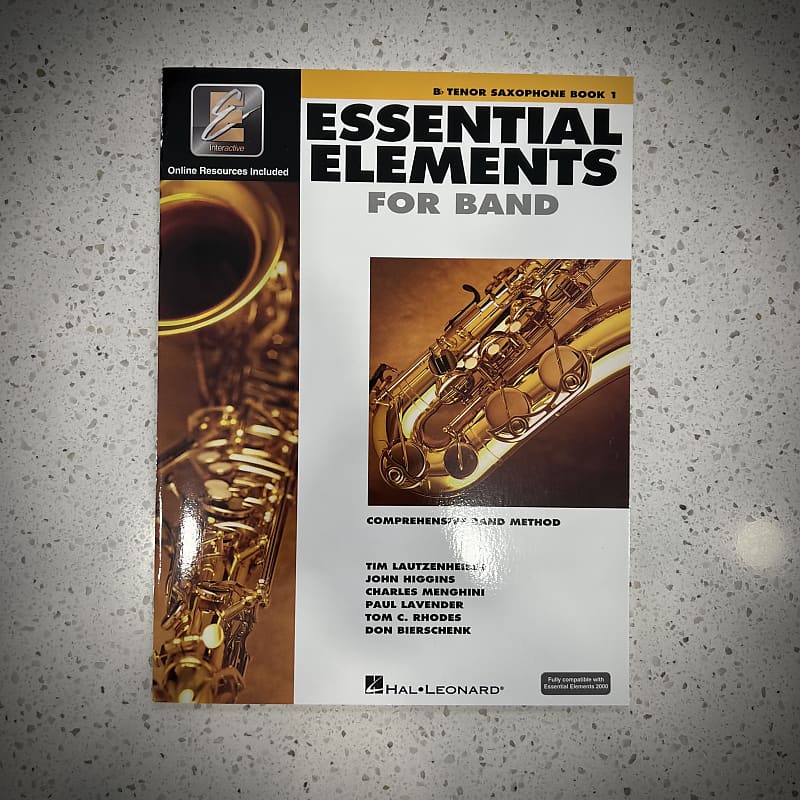 Hal Leonard Essential Elements Tenor Sax Book 1 | Reverb