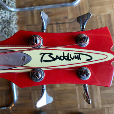 Eastwood BACKLUND ROCKER BOX BASS 2019 - Red / Creme | Reverb
