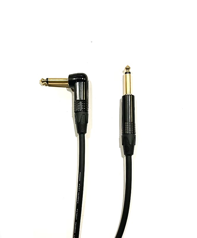Mogami Gold Instrument 25R Straight to Right Angle Instrument | Reverb