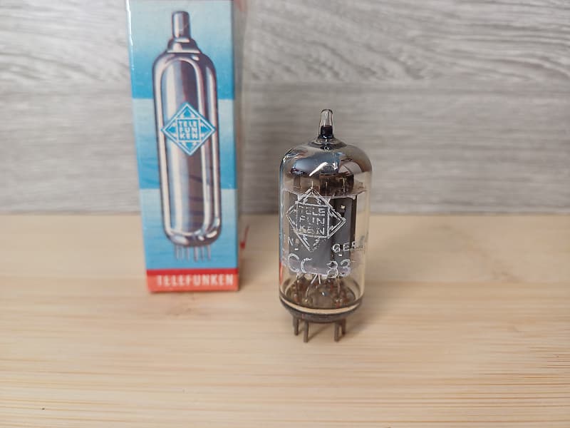 Perfect NOS NIB 1974 TELEFUNKEN ecc83 12ax7 long SMOOTH plate | Reverb