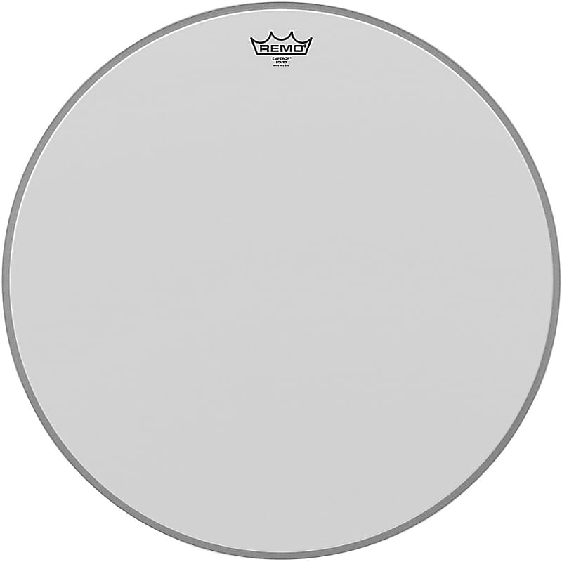 Remo Emperor Coated White Bass Drum Head 22 in. | Reverb