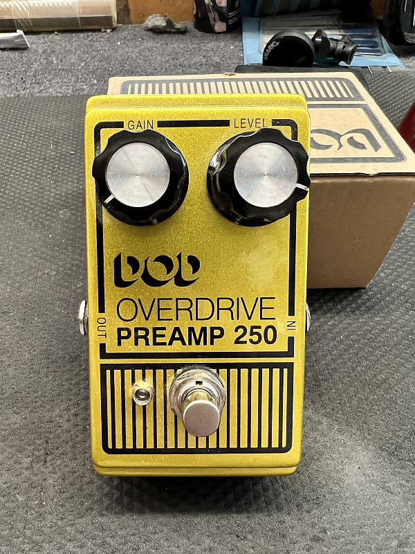 DOD Overdrive Preamp 250 Reissue 1995 - 2017 - Yellow | Reverb