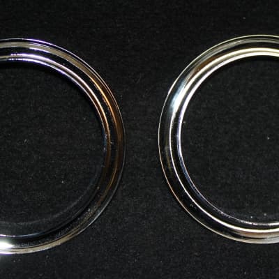RedLine Acoustics Screenless Sound Rings (Pair) , Nickel | Reverb
