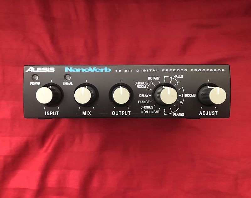 Alesis Nanoverb Reverb Delay Chorus Multi-Effects Vintage 90s | Reverb