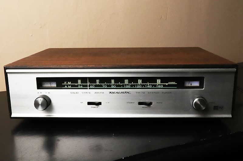 Realistic TM-70 1971 - Wood, Brushed Aluminum | Reverb