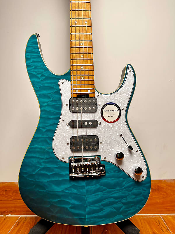 Shijie TONE MASTER TM5 Custom 2022 - QM 1 PC Neck with flamed | Reverb