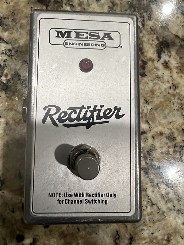 Mesa Boogie Rectifier Foot switch 1990’s - Silver | Reverb