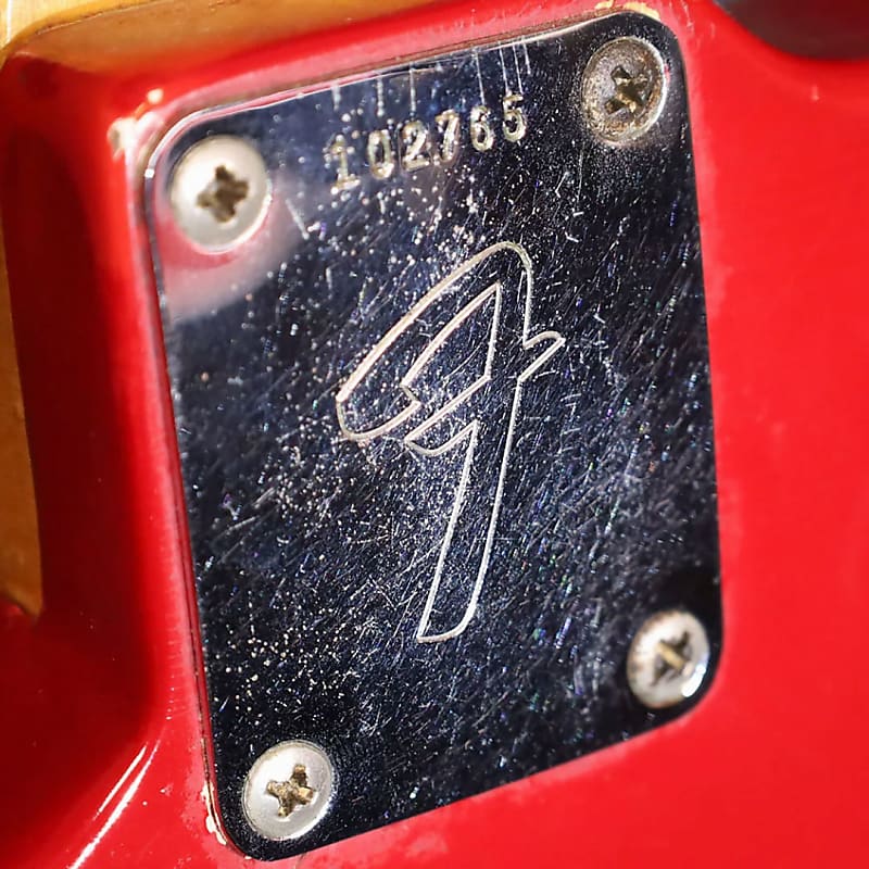 Fender Neck Plate 1965 USA Fit Stratocaster Telecaster P Bass | Reverb