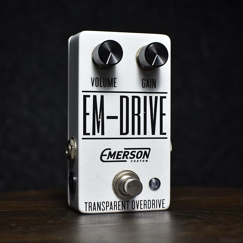 Emerson EM-Drive Transparent Overdrive - White (Used) | Reverb