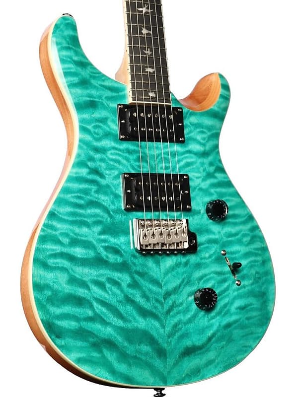 PRS SE Custom 24 Turquoise #73764 | Reverb Canada