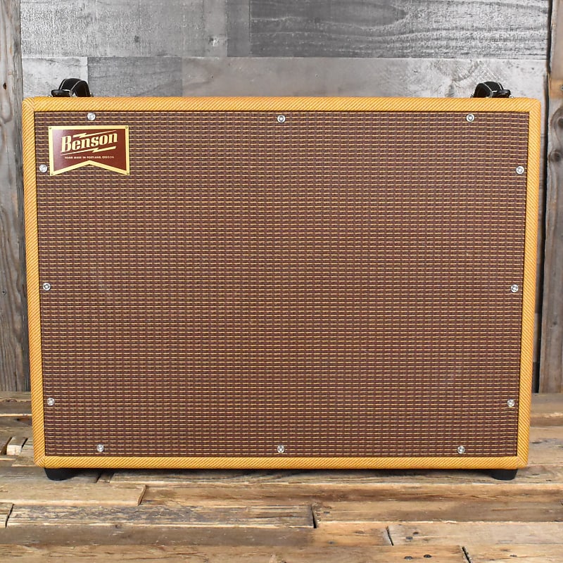 Benson Bellringer 212 - Tweed Purple Oxblood Grill Cloth | Reverb