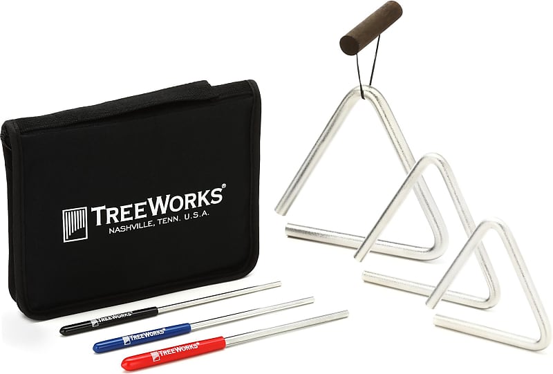 Treeworks TRE57BP Triangle Set with Beaters and Bag | Reverb