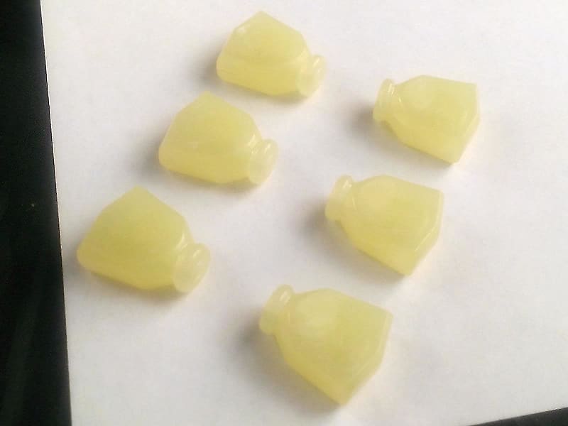 Kluson Pearloid Replacement Keystone Buttons Set of 6 Single | Reverb