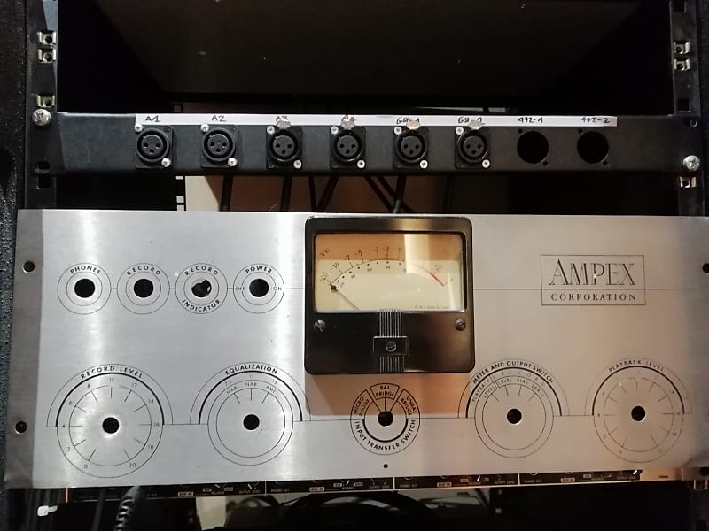 Ampex 351 faceplate / VU Meter | Reverb Australia