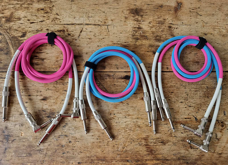 6 x 1m Loaded for Bear Audio Instrument Cables 2022 | Reverb