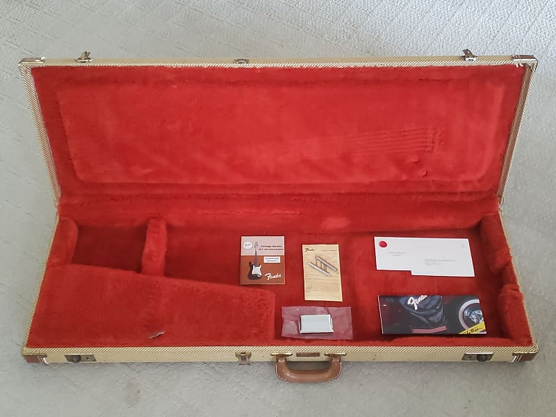 ’57 AVRI 1983 Strat Case Trem Cover Springs Candy ’62 1982 | Reverb