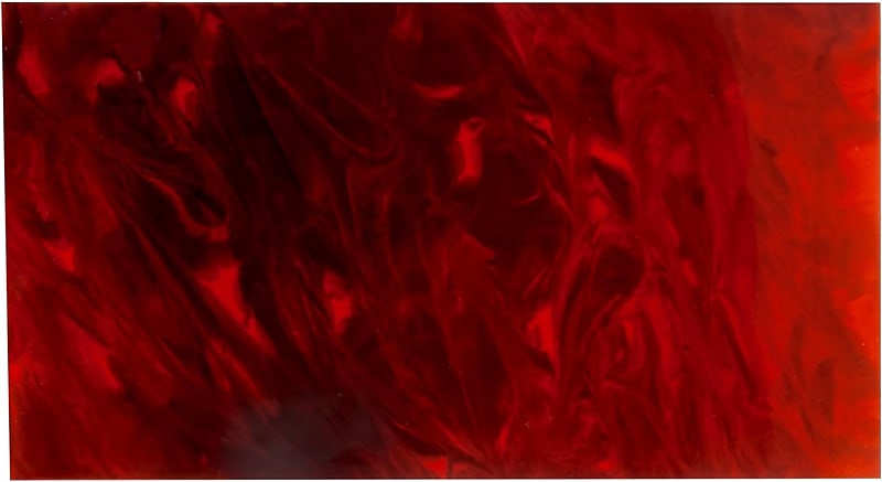 StewMac Tortoloid Pickguard Material, Red Swirl, Oversized | Reverb