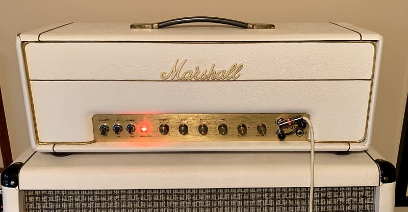 1971 White Marshall JMP 50w Small Box Head RELIST w/NO TUBES | Reverb