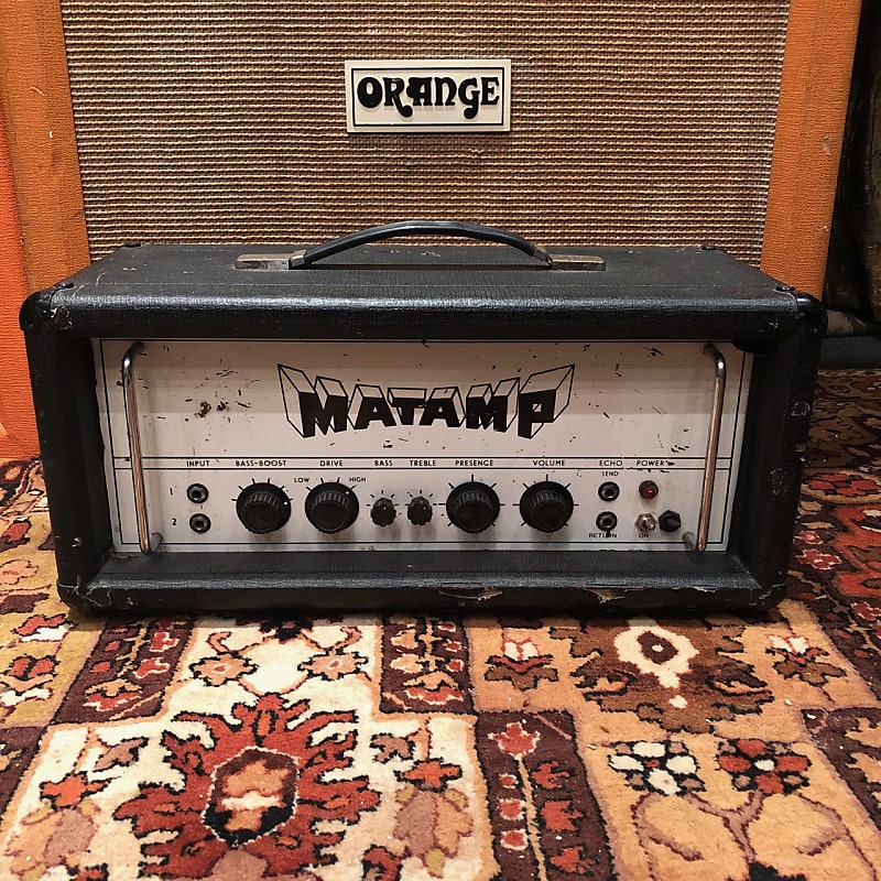 Vintage 1970s Matamp Orange GT100 100w Valve Amplifier | Reverb Canada
