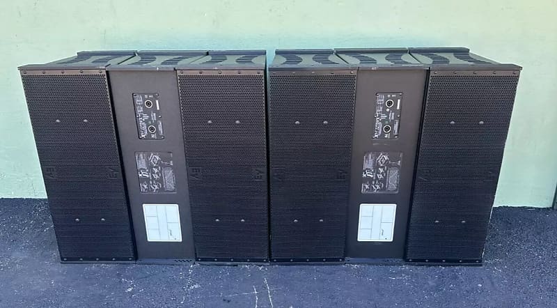 EV XLC 127DVX 3 Way Passive Line Array Speakers (LOT OF SIX | Reverb
