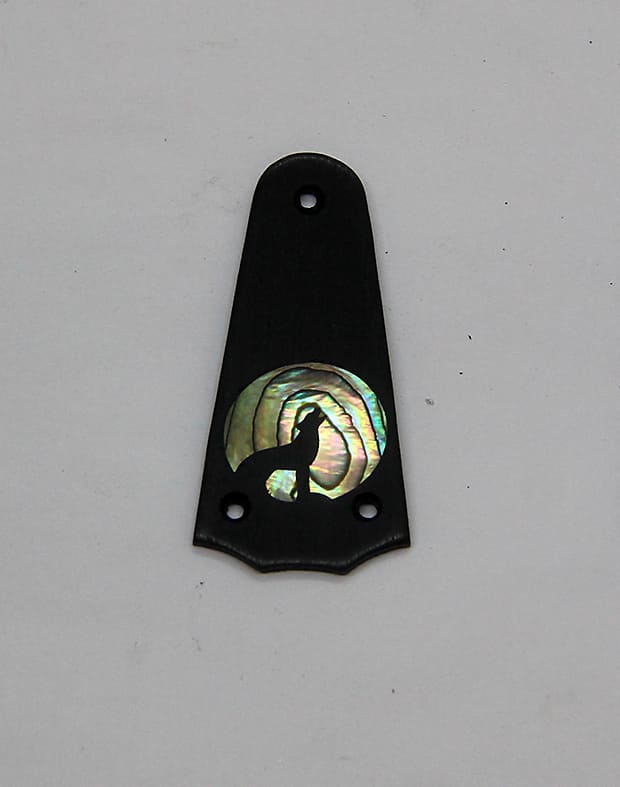 Truss Rod Cover with Wolf Silhouette 02 Inlay will fit Taylor | Reverb