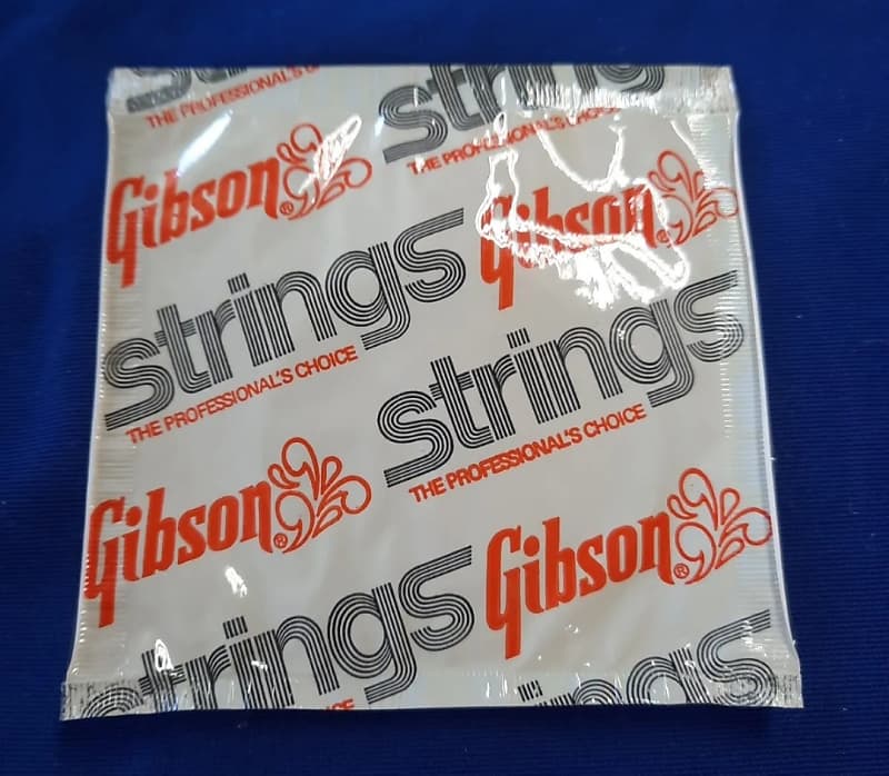 Vtg 70's Gibson Flower Strings Plain 0.010" Single E String | Reverb