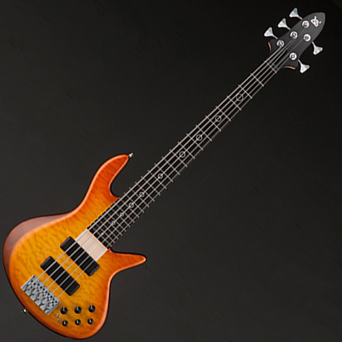 Xotic XB-2 5st 5String Electric Bass HoneyBurst Quilted | Reverb UK