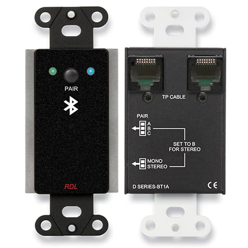 RDL DB-BT1A Wall-Mounted Bluetooth Audio Format-A Interface | Reverb