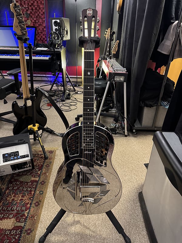 Republic Tricone Resonator Guitar Fully Upgraded National | Reverb