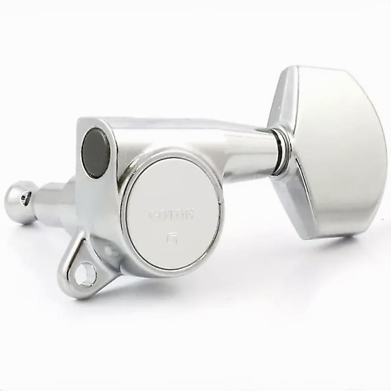 Gotoh 3x3 Mini Tuners Large Buttons Electric Guitar 16:1 | Reverb
