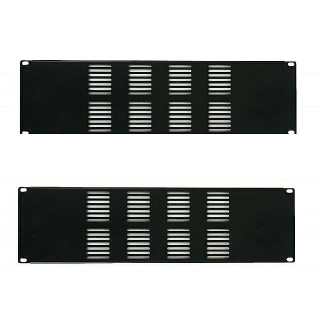(2) 3 Space Vented Metal Rack Panel | Reverb