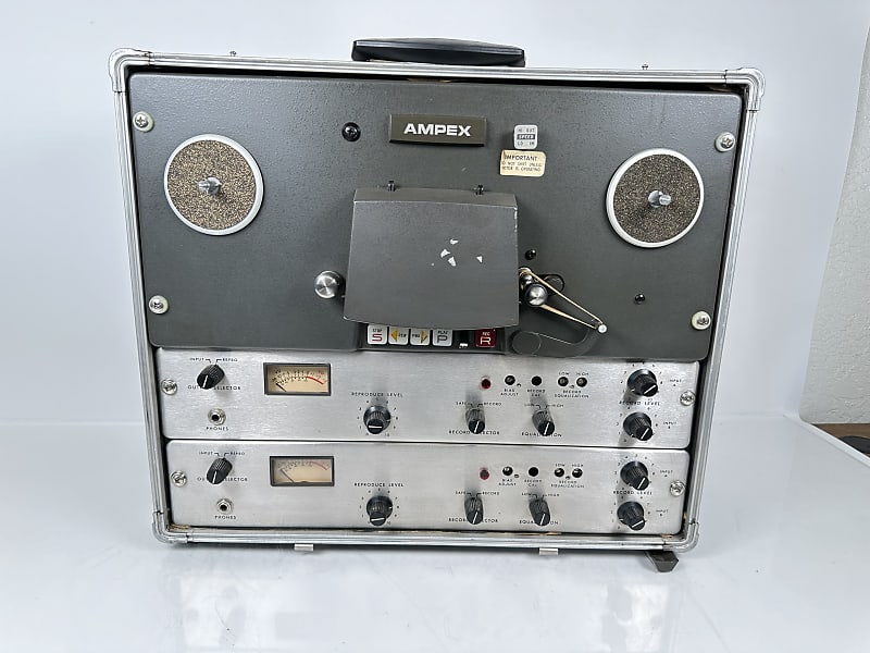 Vintage Ampex AG-500 Reel to Reel Tape Deck | Reverb