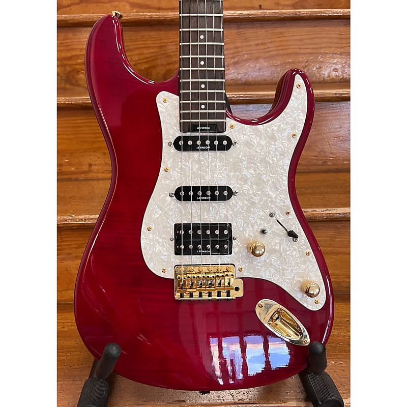 SECONDHAND Levinson Blade Texas Deluxe Transparent Red inc. | Reverb