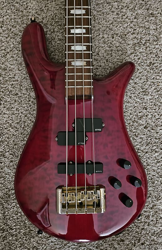 Spector Euro 2000's - Trans Red | Reverb