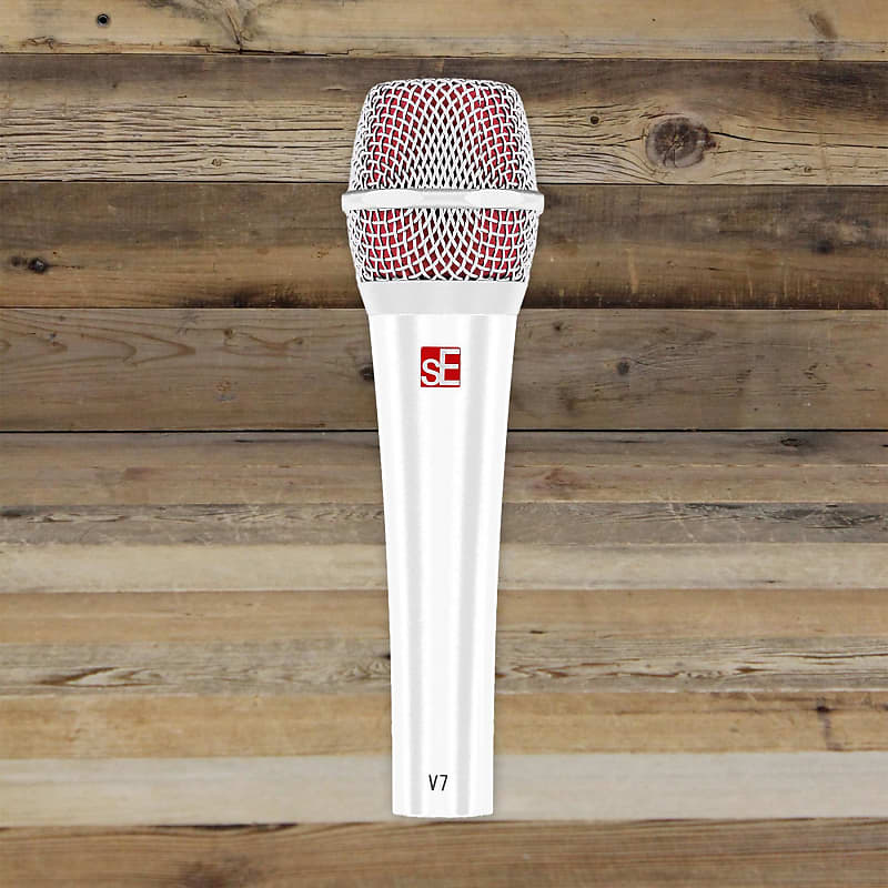 Open Box sE Electronics V7 White Dynamic Vocal Microphone | Reverb