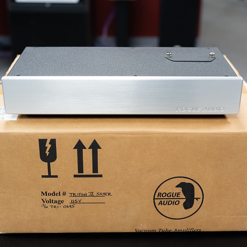 Rogue Audio Triton II Tube MM/MC Phono Preamplifier - Silver | Reverb