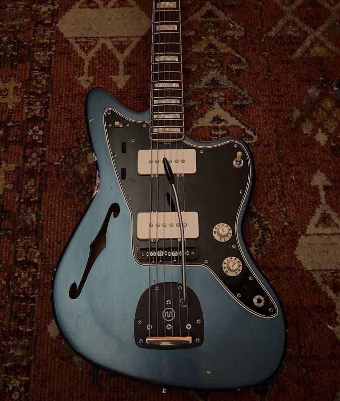 MJT Thinline Jazzmaster - Nitro Blue | Reverb