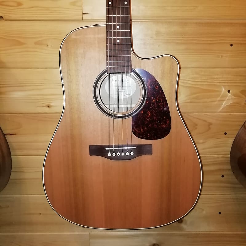 Simon & Patrick CW GT Cedar Dreadnought QIT GLOSS TOP | Reverb