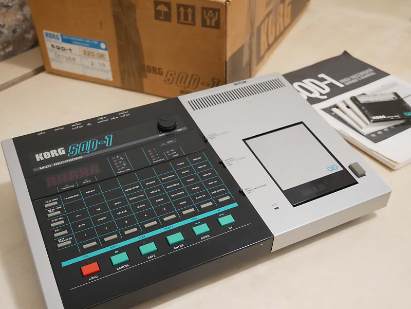 Korg • SQD-1 (1986) *Complet in BOX* w/Extra Quick Disks | Reverb